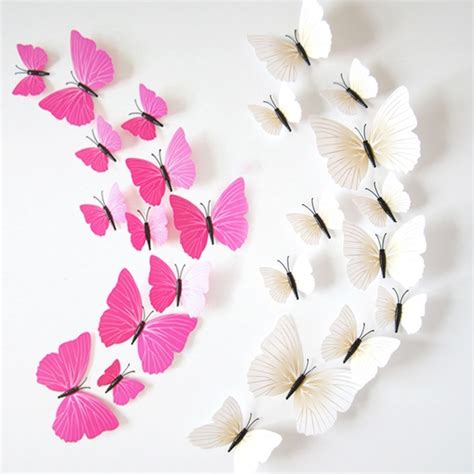 15 Inspirations Diy 3d Butterfly Wall Art