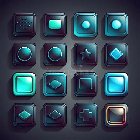 Menu Round Frame Game Ai Generated Stock Illustration Illustration Of Panel Digital 290945209