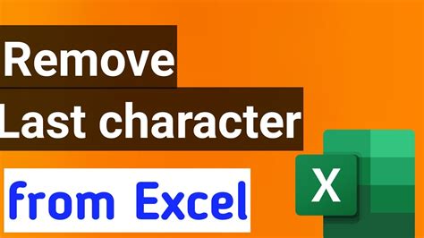 Excel Vba Remove Last Character From Cell Catalog Library