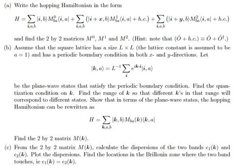 1 Band Structure For Graphene Tight Binding Model