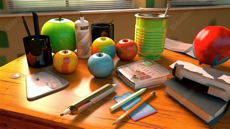 Three Dimensional Classroom Tools Powerpoint Background For Free Download Slidesdocs