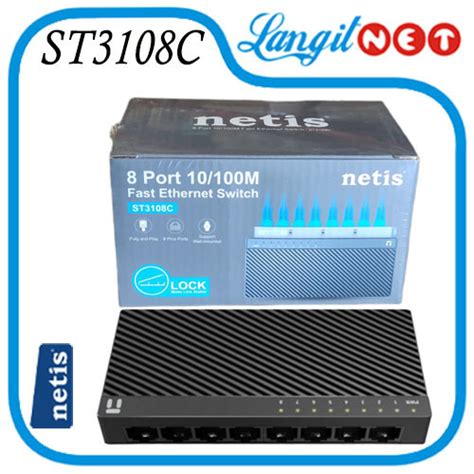 Jual NETIS ST3108C 8 PORT FAST ETHERNET SWITCH Shopee Indonesia