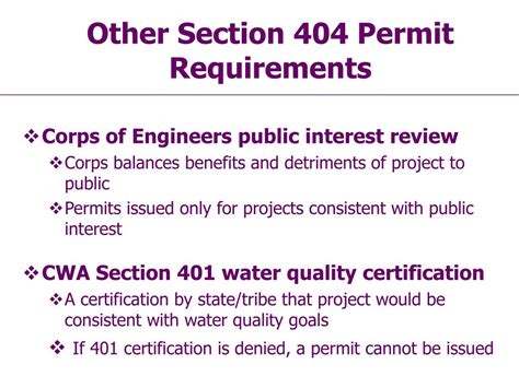 Ppt Clean Water Act Section 404 Basics Powerpoint Presentation Free