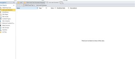 Sharepoint Desinger Not Showing Lists And Librararies Microsoft Qanda