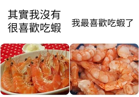 突然又喜歡吃蝦了 梗圖板 Dcard