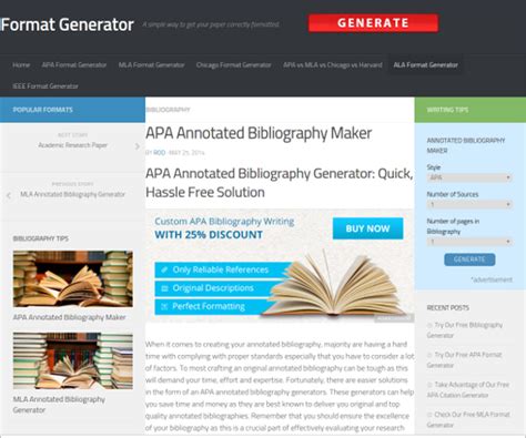 17 Free Annotated Bibliography Templates Pdf Word Doc Formats