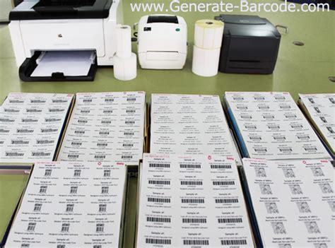Step By Step Procedure For Printing Barcodes Using Thermal Printer