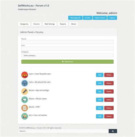 PhpForum Social Forum PHP Script By GeckoSystems Codester