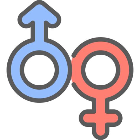 Gender Symbol Generic Outline Color Icon