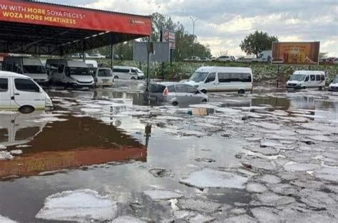 Pics And Videos Serious Hailstorm Hits Klerksdorp