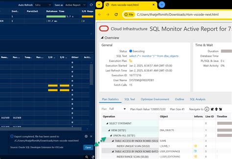 Execution Plans In Oracle Sql Developer For Vs Code