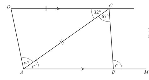 Igcse Mathematics 0580 C47 Calculate Unknown Angles Using The