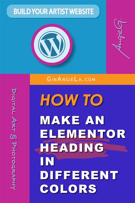 How To Make An Elementor Heading In Different Colors Step By Step