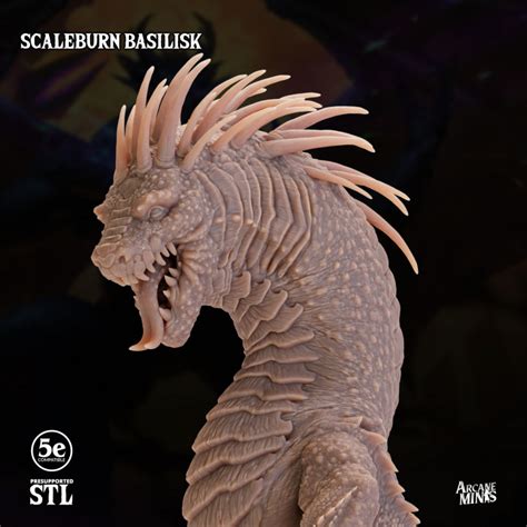 3d Printable Scaleburn Basilisk By Sordane Publishing