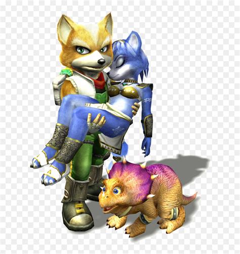 Star Fox Adventures Fox And Krystal Png Download Star Fox Adventures Fox And Krystal