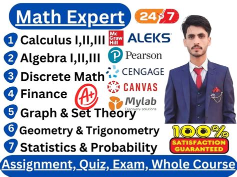 online expert math tutor calculus statistics algebra and discrete