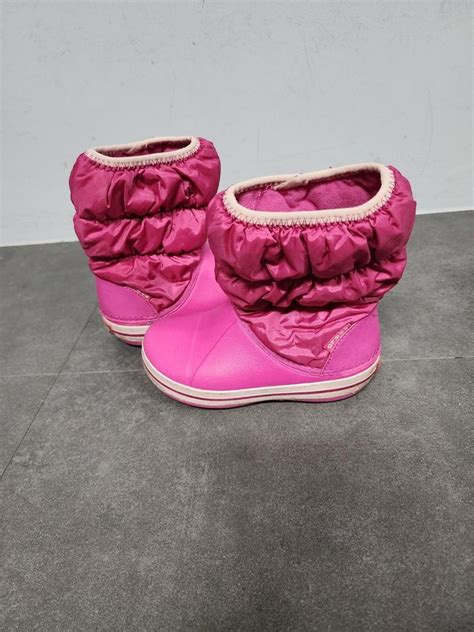 정품 크록스 키즈 방한 부츠 165사이즈 헬로마켓