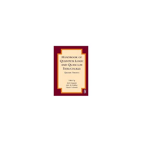 handbook of quantum logic and quantum structures sklep kamami
