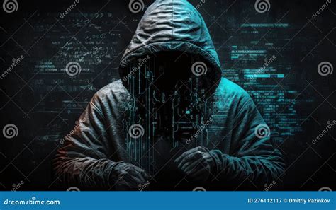 Cyber Crime Hacker Cyber Security Concept Generative Ai Stock Illustration Illustration Of