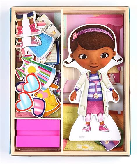 Bendon Disney Doc Mcstuffins Wooden Magnetic Playset 25 Piece Disney Doc Mcstuffins Doc