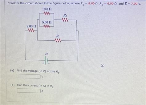 Solved Consider The Circult Shown In The Figure Below Where