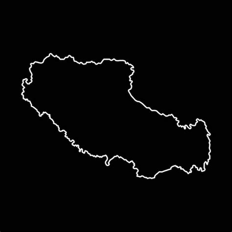 Premium Vector Tibet Or Xizang Autonomous Region Map Administrative Divisions Of China Vector