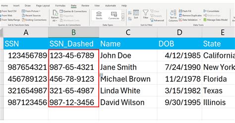 How To Add Dashes To SSN In Excel Quick Methods Master Data Skills AI