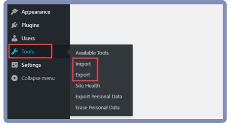 WordPress Navigation Menu Export And Import Readers By InfoTheme