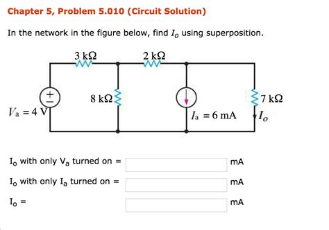 solved chapter 5 problem 5 010 circuit solution in the