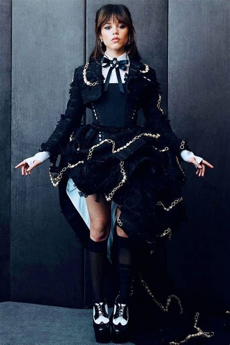 Jenna Ortega In Thom Browne Celebrity Outfits Wednesday Outfit Outfits