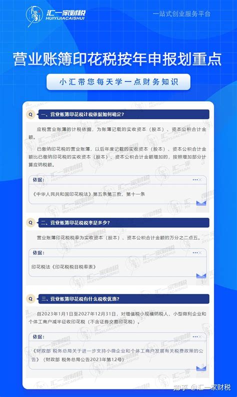 营业账簿印花税按年申报划重点 知乎