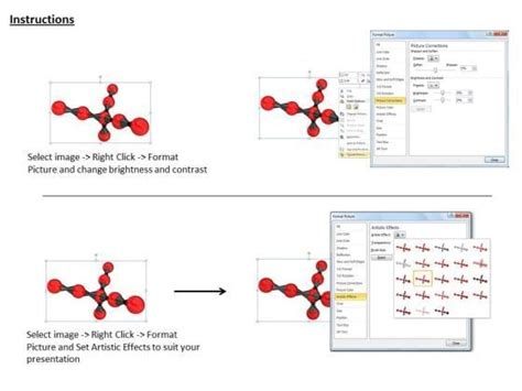 Stock Photo D Structure Of Molecules Ppt Template