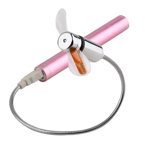 USB Gadget Mini Flexible LED Light USB Fan Time Cl Grandado