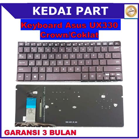 Jual Keyboard Asus Zenbook Ux330 U3000ua Brown Shopee Indonesia