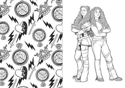 Descendants Coloring Pages Red [2025]