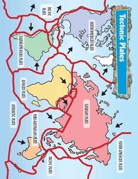 Tectonic Plates Lesson Plan Poster By On The Mark Press TPT