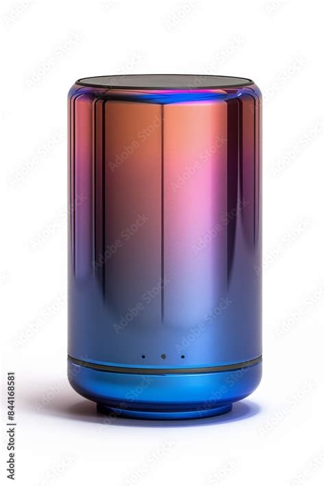 Contemporary Side View Of An Aromatherapy Diffuser Cylindrical With