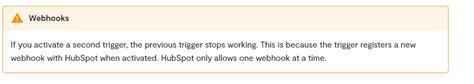 Hubspot Trigger Allow One Webhook At Once Questions N8n Community