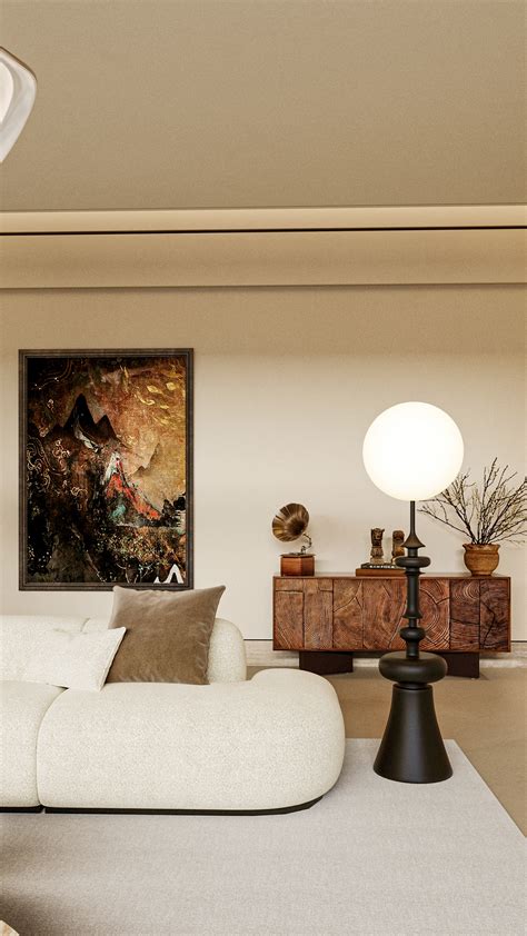 Living Room Console Visualization On Behance