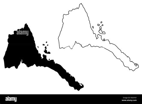 Eritrea Map Vector Illustration Scribble Sketch State Of Eritrea Stock Vector Image And Art Alamy
