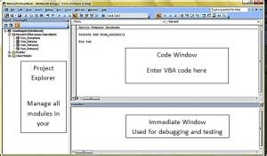Opening The VBA Editor Access All In One