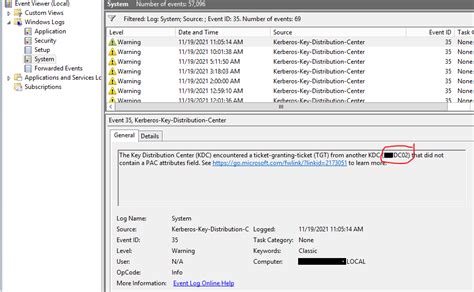 server 2012 r2 std generates event id 37 kerberos key distribution