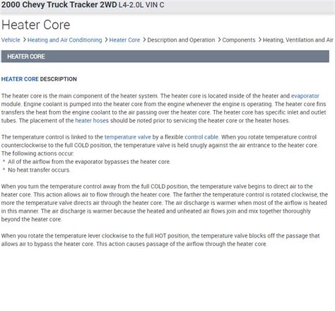 How To Remove The Heater Core Details To Remove Heater Core