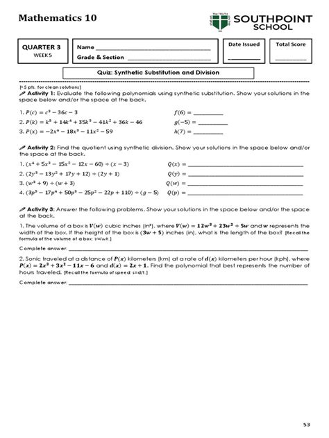 Math 10 Quarter 3 Week 5 3 Pdf