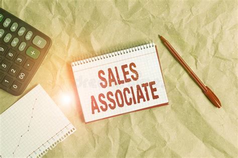 Handwriting Text Writing Sales Associate Concept Meaning Primary Task