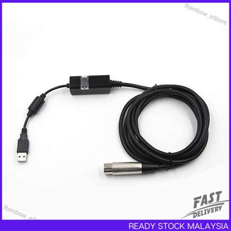 USB Male To XLR Female Cable Cord Adapter Microphone MIC Link Cable Studio Audio Link Cable