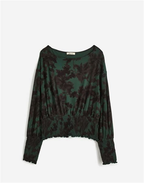 Cinched Long Sleeve Top Madewell