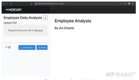 使用 Mercury 直接从 Jupyter 构建 Web 程序 知乎