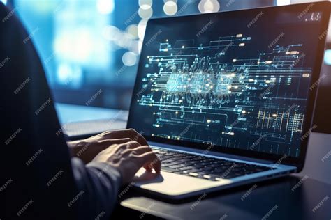 Premium Photo Programmer Working On Their Professional Development