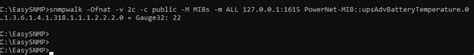 scanning snmp devices with command line tools